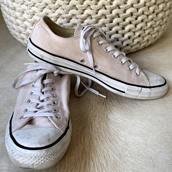 Converse | Shoes | Worn All Star Converse Sneakers In Pale Pink Peach ...